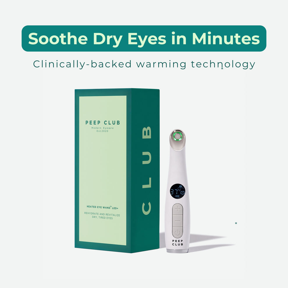 Dry Eye Hot Compress - Heated Eye Wand™ LED+ – Peep Club US